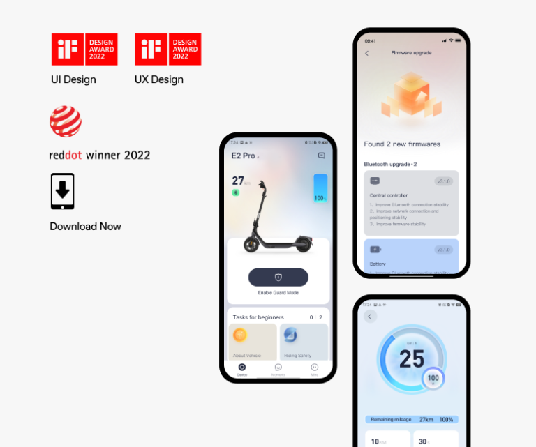 Segway eKickScooter E2 Pro , Smart and Efficient Commuter Scooter
