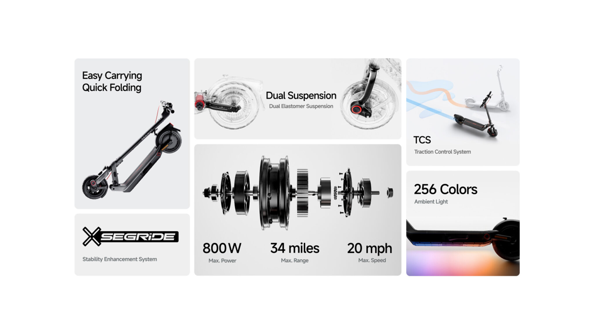 Segway eKickScooter E3 Pro , Professional-Grade Commuting Solution