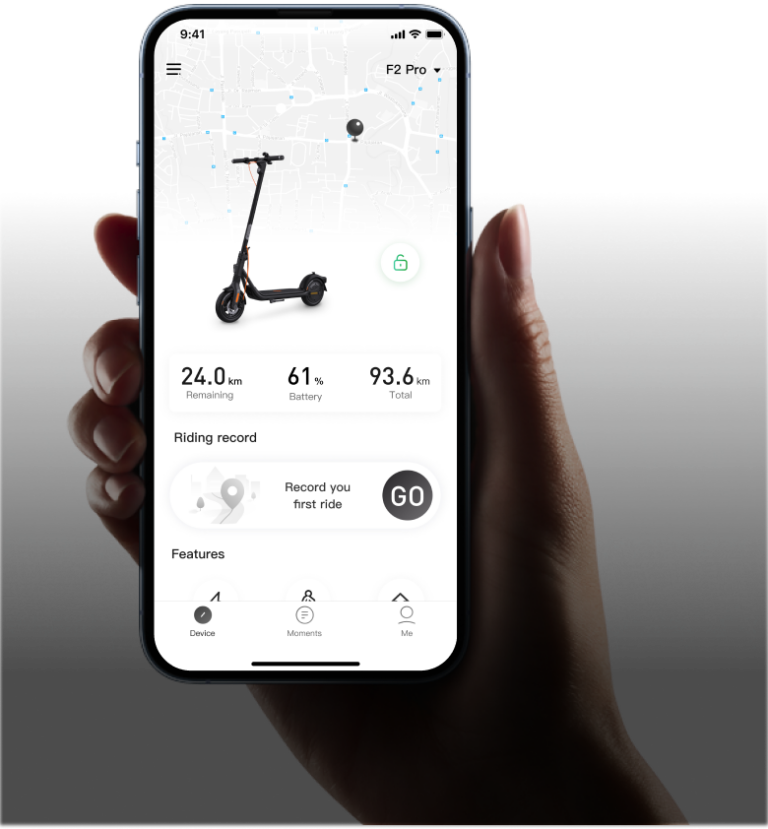 Segway eKickScooter F2,Reliable Commute, Stylish Design
