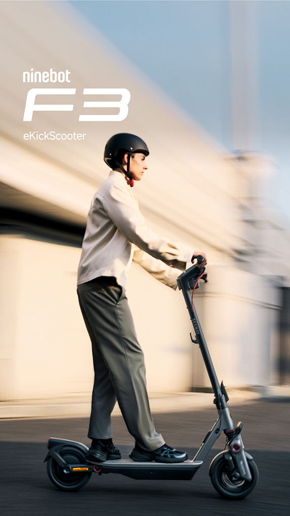 Segway eKickScooter F3 , Reliable Commute, Stylish Design