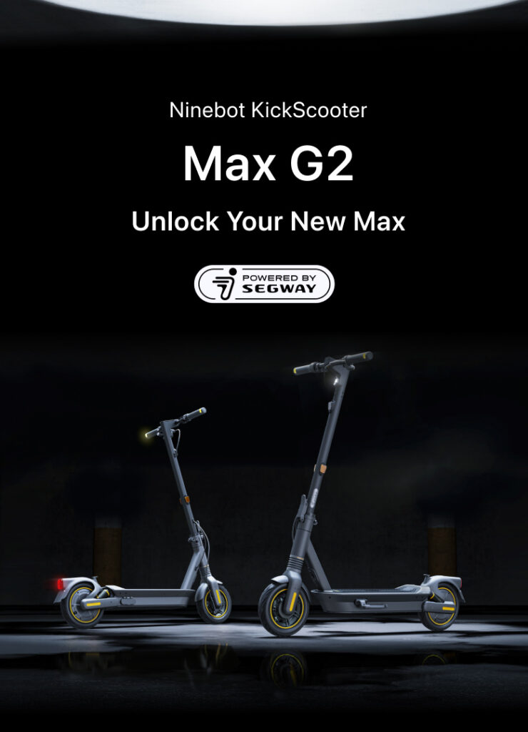 Segway eKickScooter MAX G2 , Efficient Commute, Smooth Ride