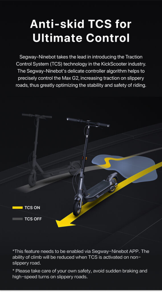Segway eKickScooter MAX G2 , Efficient Commute, Smooth Ride