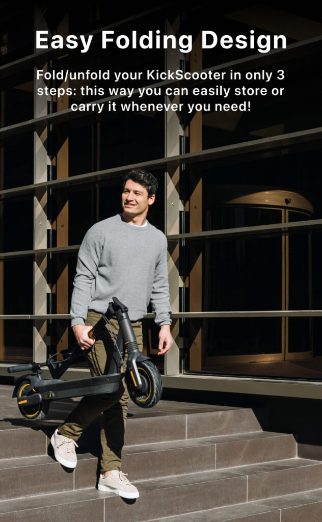 Segway eKickScooter MAX G2 , Efficient Commute, Smooth Ride