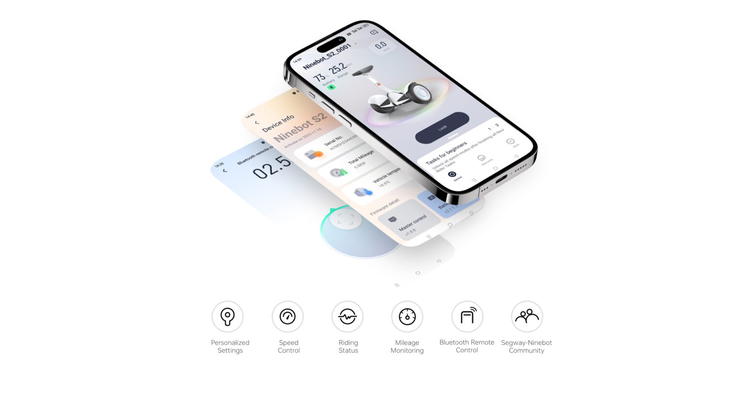 Segway Ninebot S2 , Stylish and Smart Self-Balancing Transporter