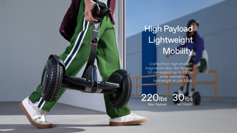 Segway Ninebot S2 , Stylish and Smart Self-Balancing Transporter