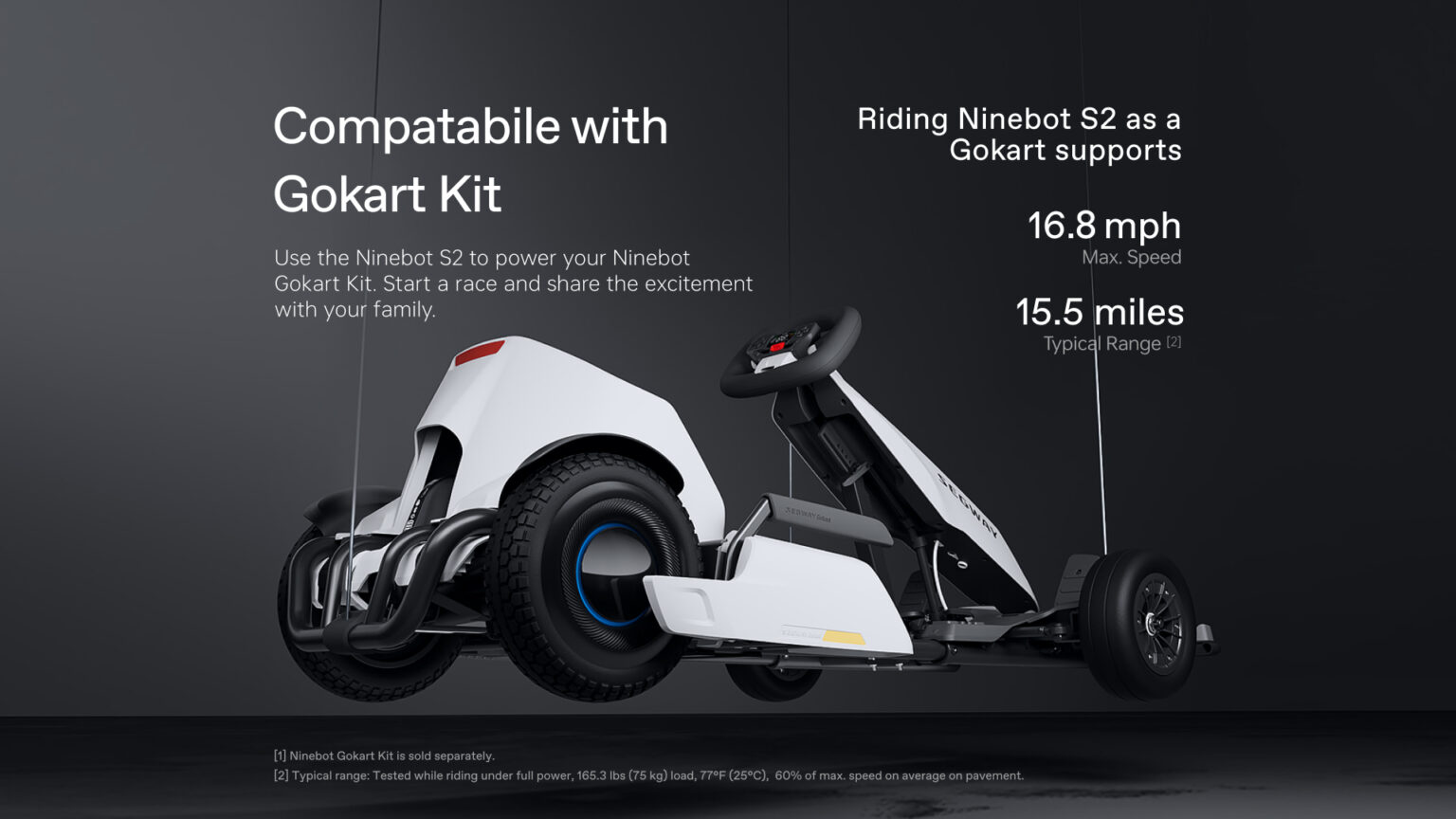 Segway Ninebot S2 , Stylish and Smart Self-Balancing Transporter