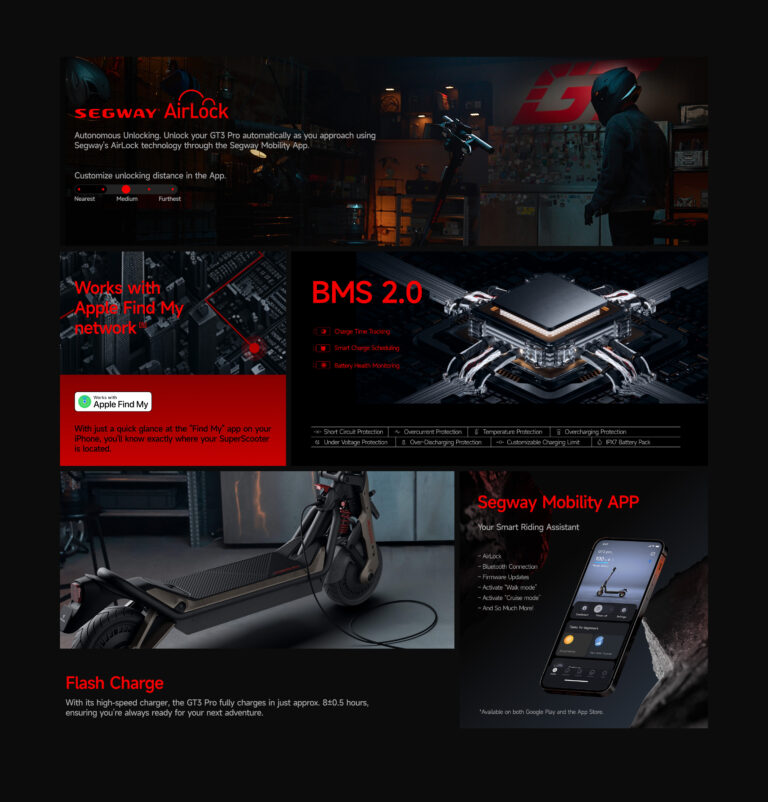 Segway SuperScooter GT3 Pro , Ultimate Urban Commuting Machine