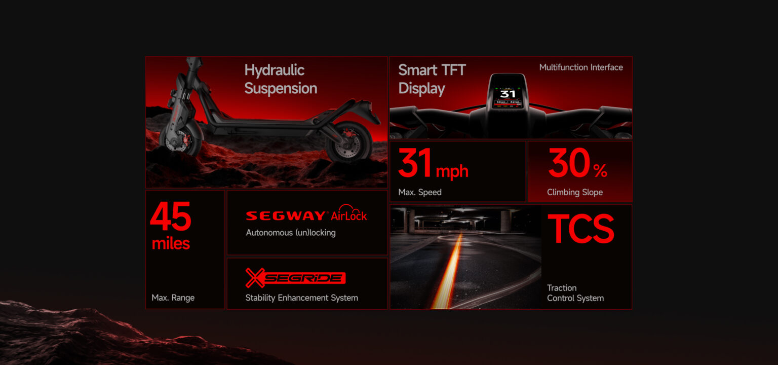 Segway SuperScooter GT3 , High-End Urban Mobility Solution