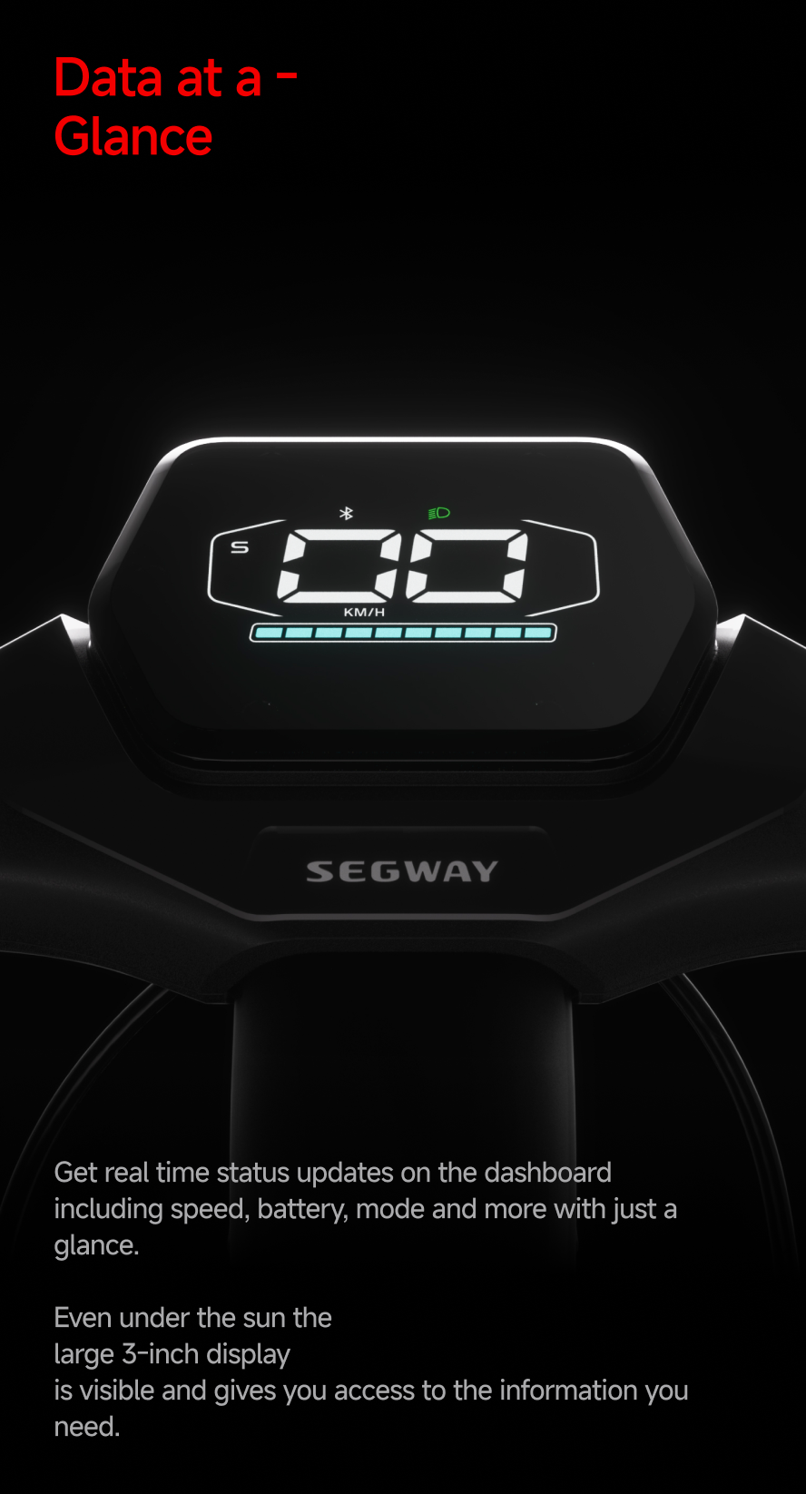 Segway eKickScooter ZT3 Pro , Off-Road Electric Scooter with ...